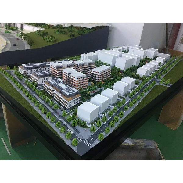 1/75 scale plastic miniature architectural models making