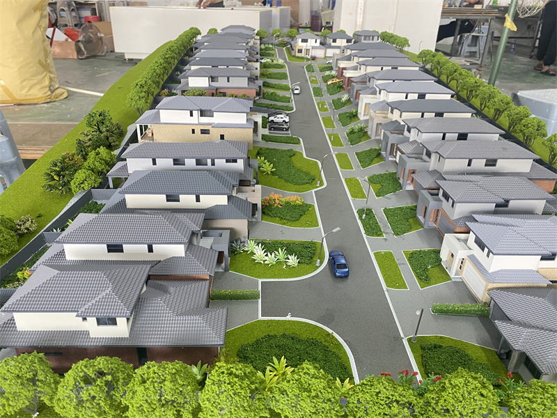 a model of a residential area